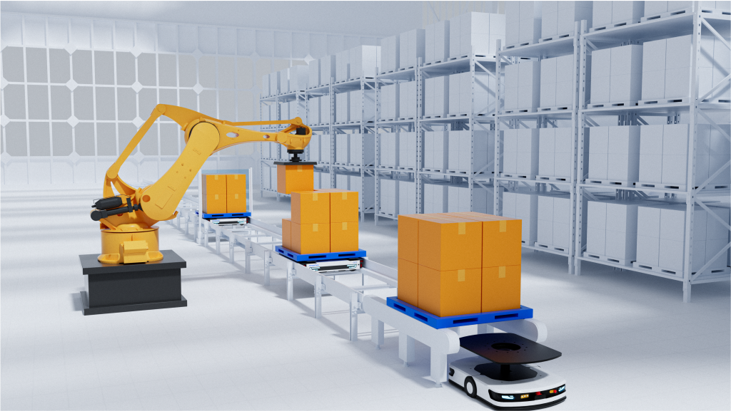 Autonomous Mobile Pallet Handling Robot | Atomix Pallet AMR